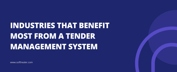 Top industries using tender management system